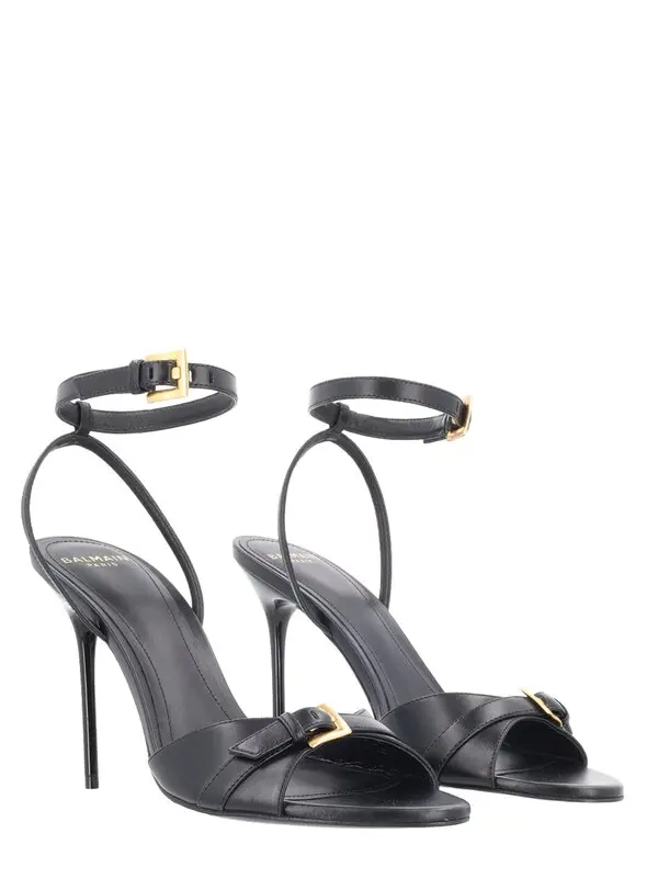 Balmain Sandalo "anthem" In Pelle