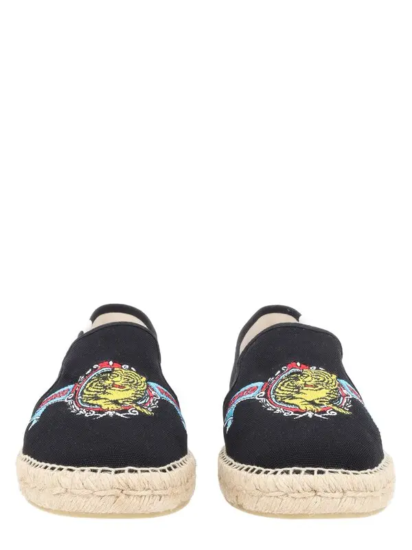 Kenzo Espadrilles With Jumping Tiger Motif