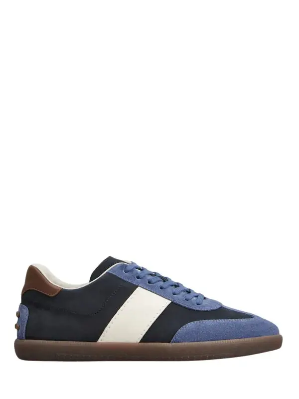 TOD`S Tod's Striped Panel Sneakers With Contrast Heel