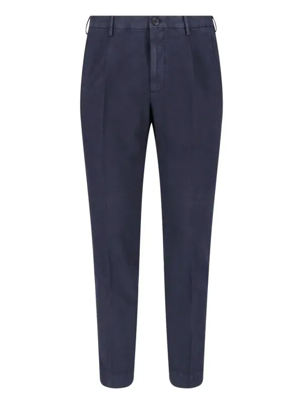 Incotex Tapered Cotton-elastane Trousers
