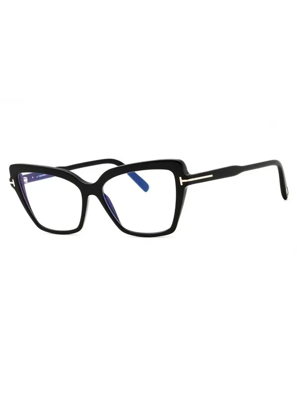 TOM FORD Ft5948-b Eyeglasses - 052 - Dark Havana/clear/blue-light Block Lens