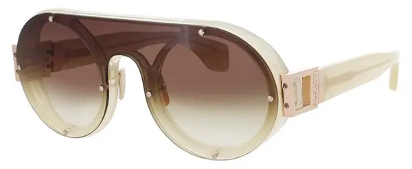 BUGATTI Acetate Aviator Sunglasses With Gradient Lenses - In Description