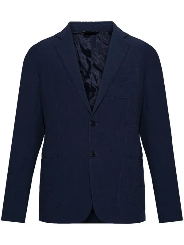 Giorgio Armani Elegant Tailored Jacket For - Navy