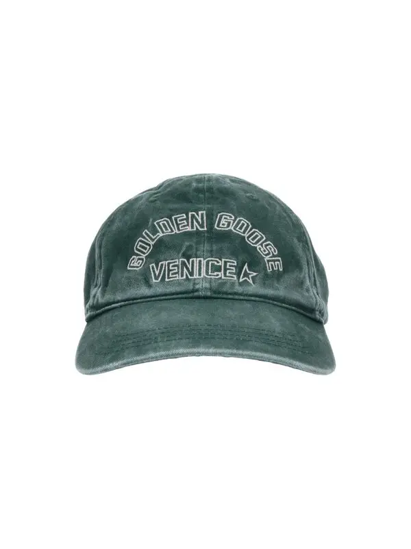GOLDEN GOOSE 100% Cotton Cap - Green