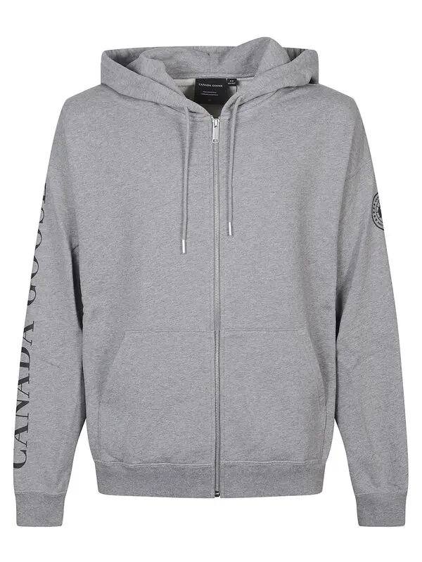 Canada Goose Lightweight Zip-up Hoodie - Grey