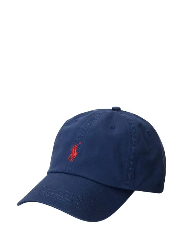 Ralph Lauren Adjustable Cotton Logo Cap For - Navy