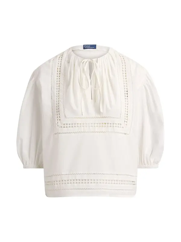 Ralph Lauren Classic Cotton Embroidered Shirt - White