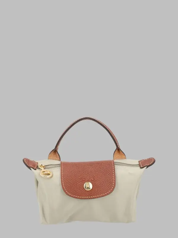 Longchamp Polyamide Handbag, Made In Romania - Grey