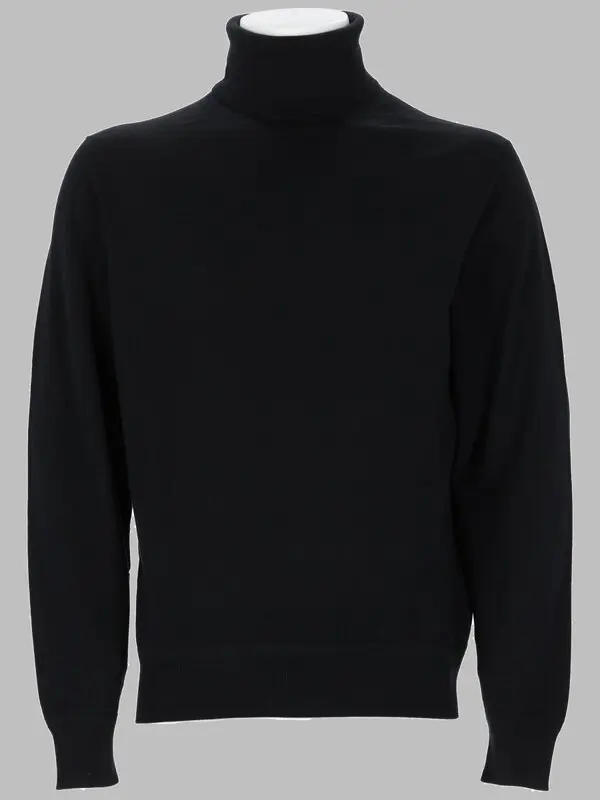 TOM FORD Wool Turtleneck Sweater - Black