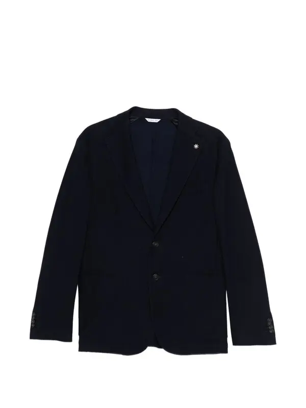MANUEL RITZ Cotton Blazer - Navy