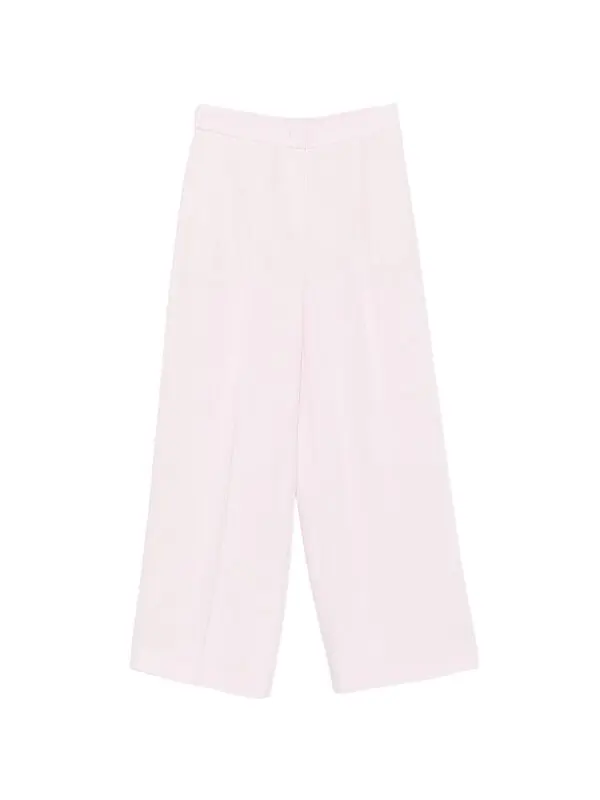 BOSS BLACK Wide-leg Cropped Trousers - Pink