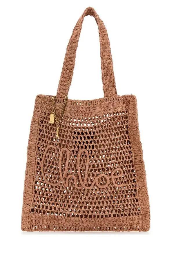 Chloé Chic Summer Banana Tote Handbag For - Summbeige