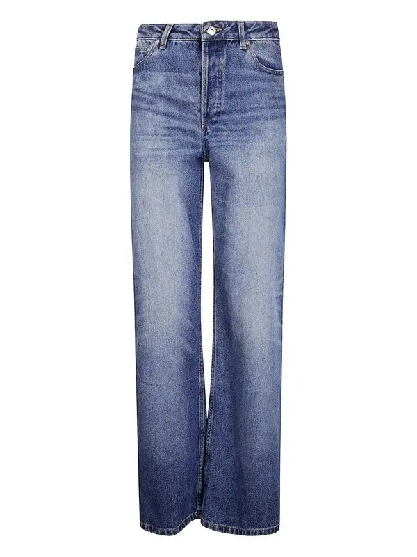 A.p.c. High-waisted Cotton Jeans