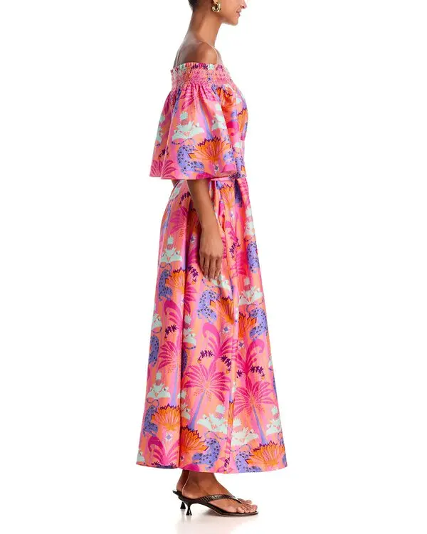 CONIGLIO PALM BEACH Flagler Silk Maxi Dress