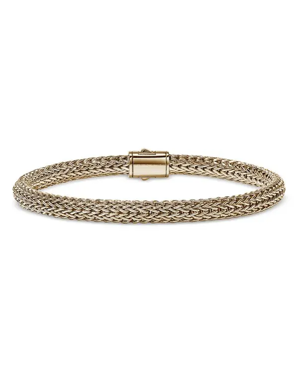 John Hardy 14k Yellow Woven Link Bracelet
