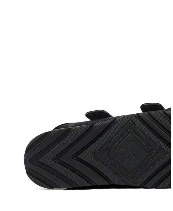 Mcm Visetos Buckled Sandals - Black
