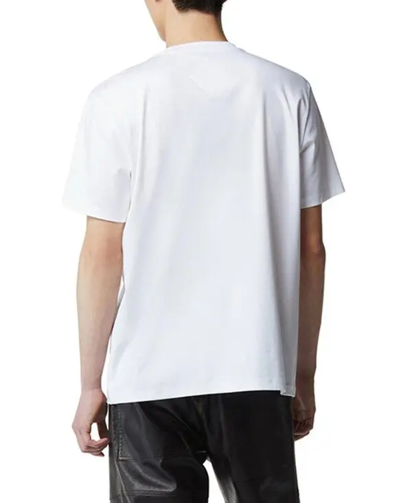 Mcm Silket Logo T-shirt With Zip Pocket