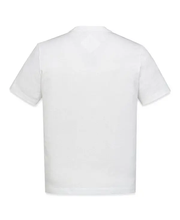 Mcm Silket Logo T-shirt With Zip Pocket