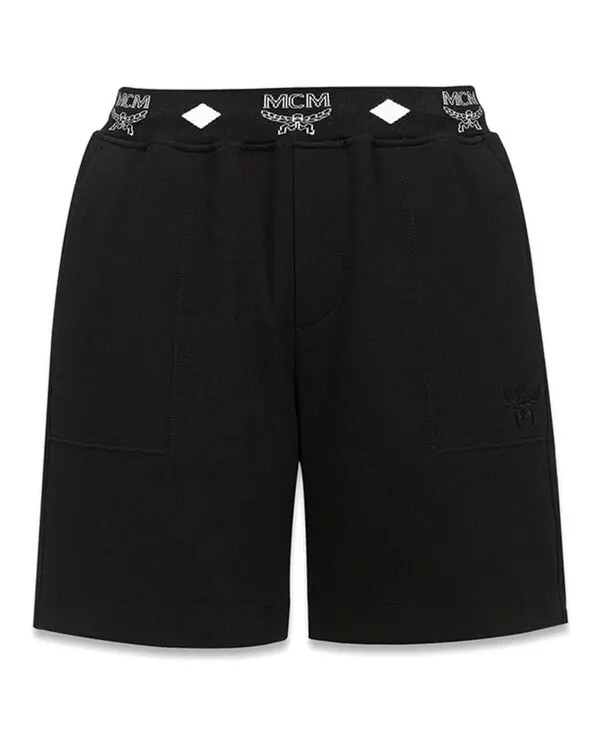 Mcm Essential Logo Ponte Shorts