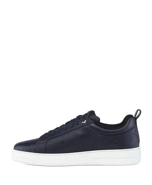 Mcm Neo Terrain Sneakers In Monogram Leather