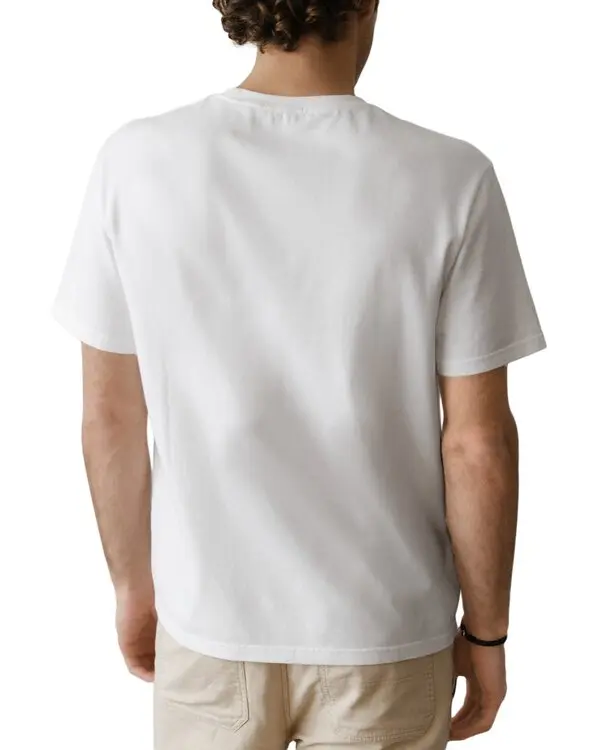 Marine Layer Luxe 250 Relaxed Pocket Tee - White