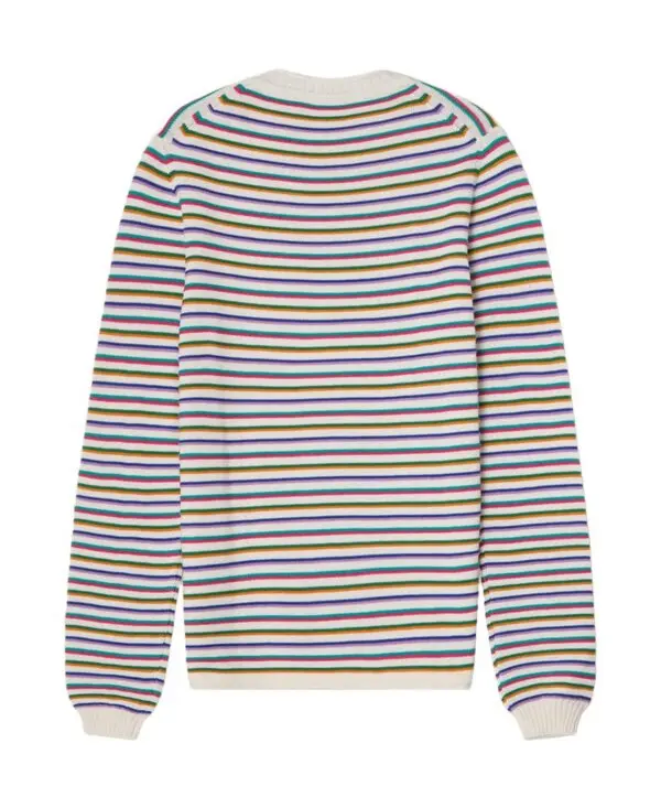 Robert Talbott Hilton Multi Stripe Rollneck Sweater