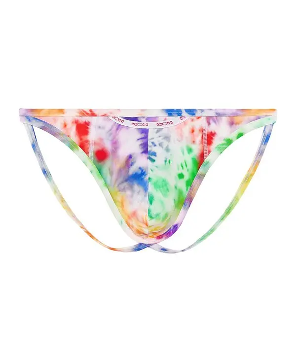 HOM Who Sexy Fun Rainbow Micro Jock - Multico Print