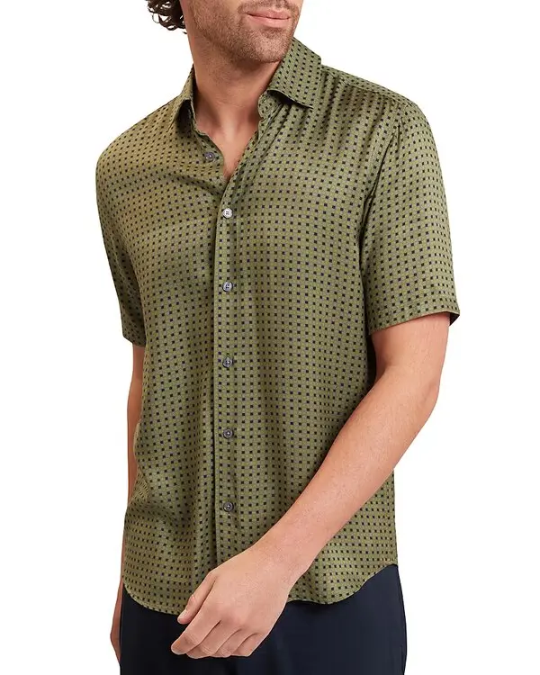 Ted Baker London Regular Fit Geo Tile Shirt