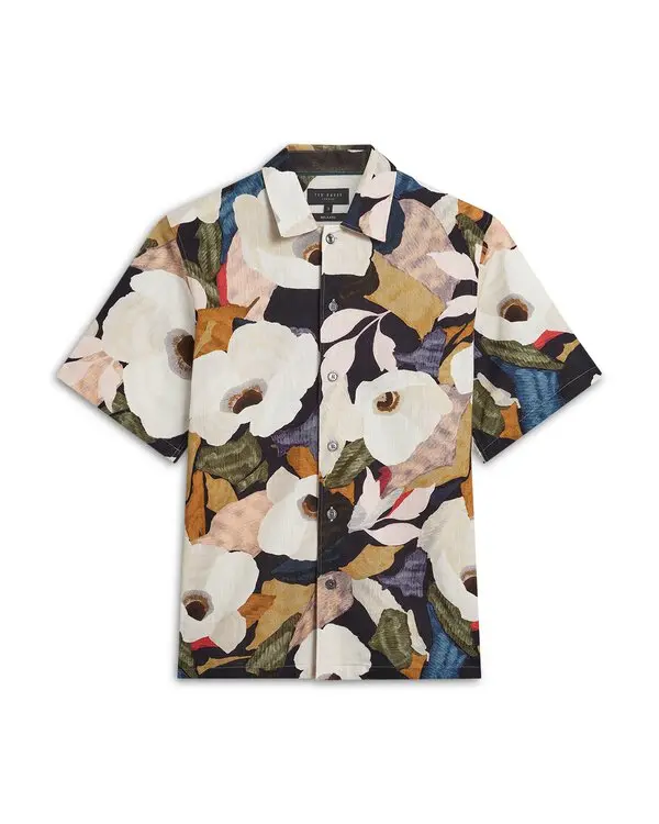 Ted Baker London Langdon Bold Abstract Floral Shirt