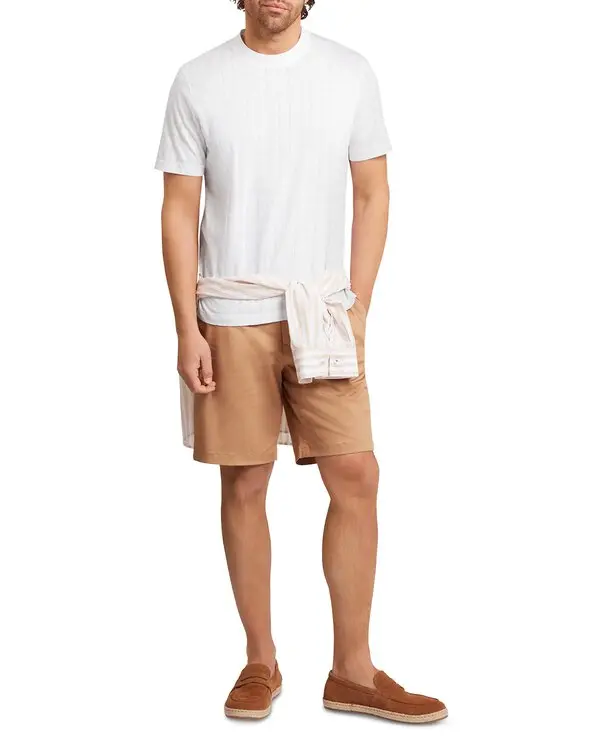 Ted Baker London Hemingway Regular Square Jacquard T-shirt - White