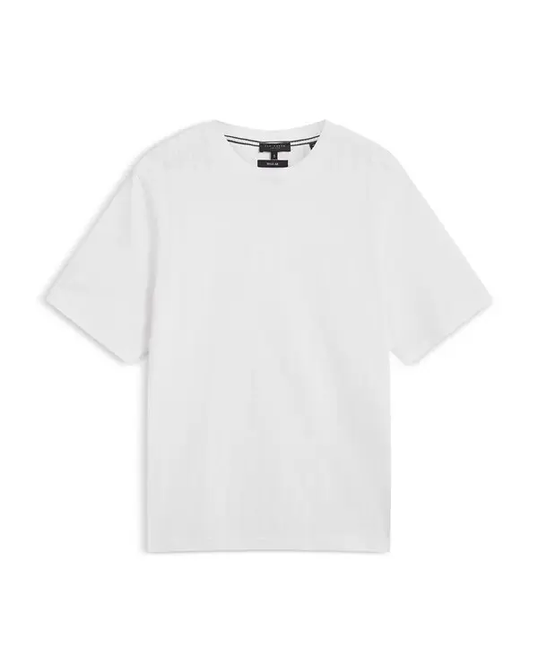 Ted Baker London Hemingway Regular Square Jacquard T-shirt - White
