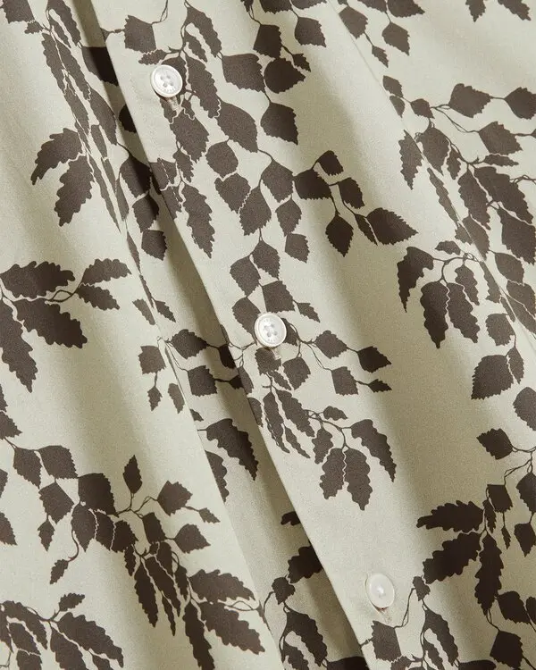 Ted Baker London Dornan Regular Fit Shadow Leaf Print Shirt