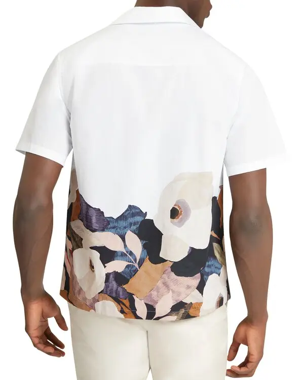 Ted Baker London Moussa Floral Print Pocket Shirt