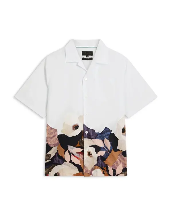 Ted Baker London Moussa Floral Print Pocket Shirt