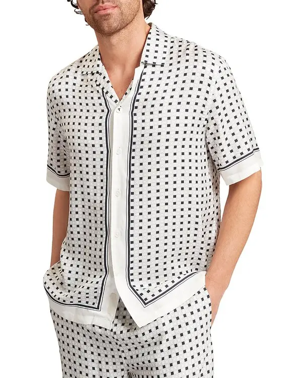 Ted Baker London Ferran Relaxed Fit Geo-pattern Shirt