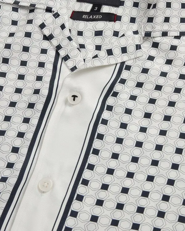 Ted Baker London Ferran Relaxed Fit Geo-pattern Shirt
