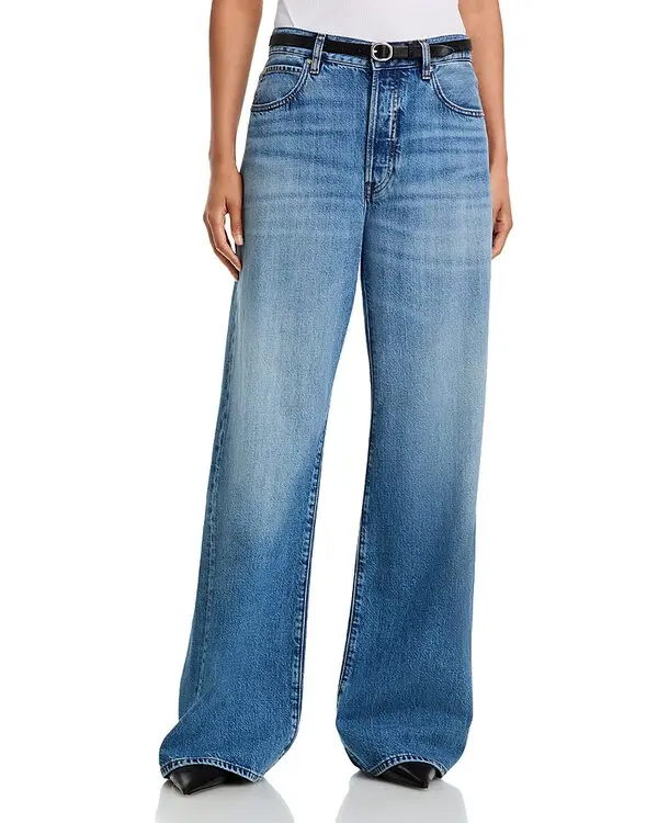 FRAME The Off Duty High Rise Loose Jeans - Flutter