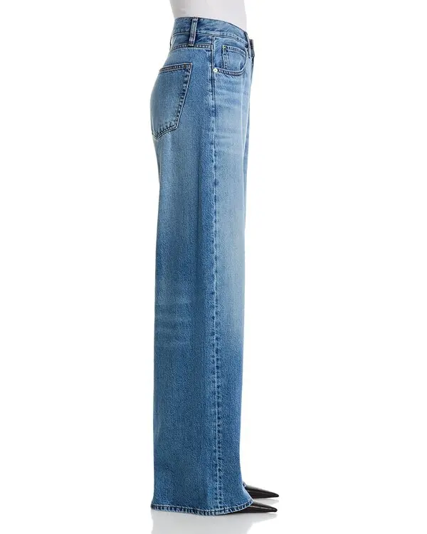 FRAME The Off Duty High Rise Loose Jeans - Flutter