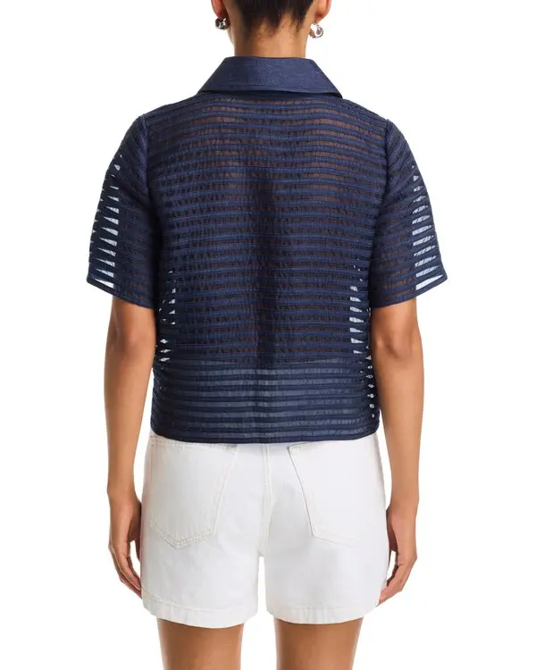 FRAME Lattice Cotton Shirt