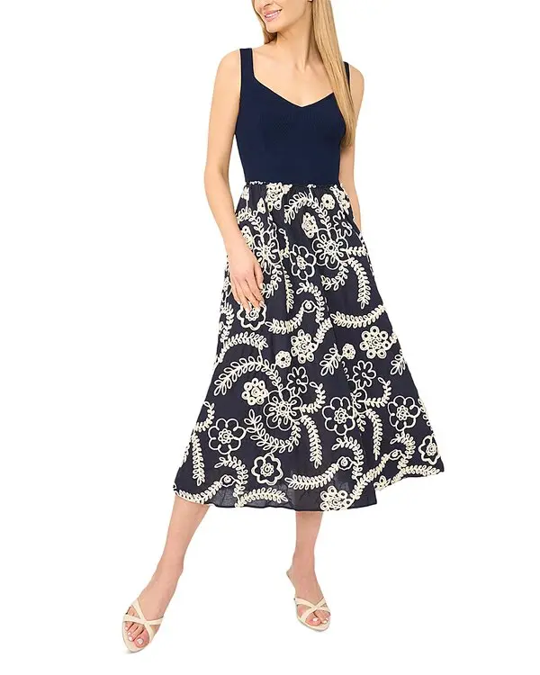 Ted Baker London Nicole Sleeveless Midi Dress - Classic Navy