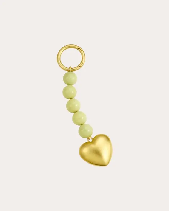 CLUB COASTAL Lemon Jade Tide Bag Charm - Green