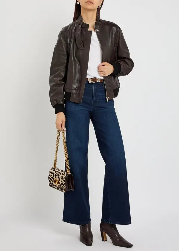 FRAME Le Slim Palazzo Wide-leg Jeans