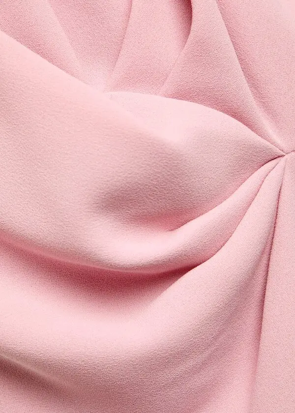 ROKSANDA Elva Asymmetrical Crepe Midi Dress - Pink
