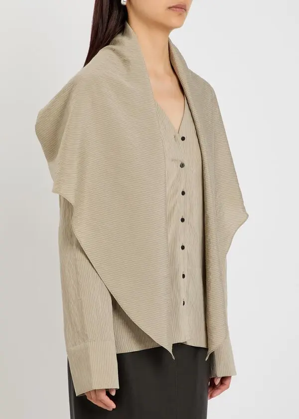 Tove Pinstriped Woven Shirt