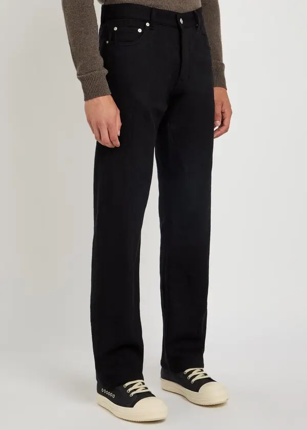 Rick Owens Kurdt Cotton And Wool-blend Jeans