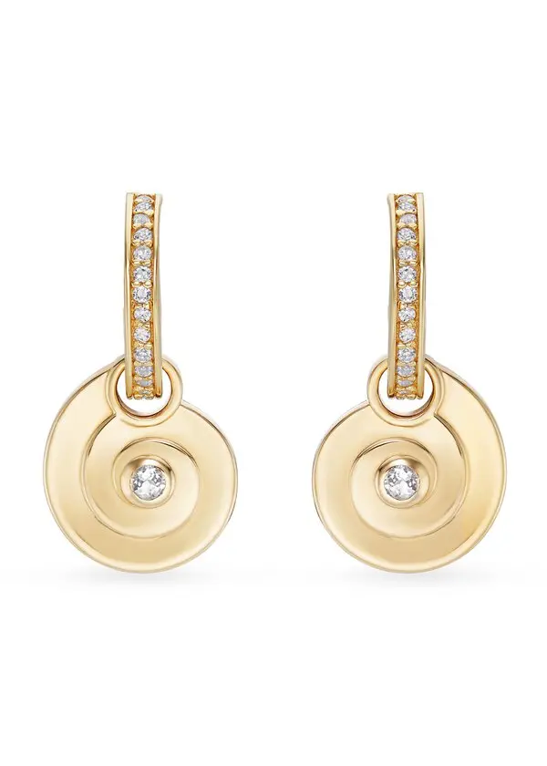 LAURA VANN Edith 14kt Vermeil Hoop Earrings - Gold