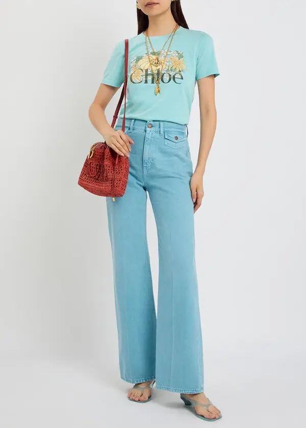 Chloé Printed Cotton T-shirt