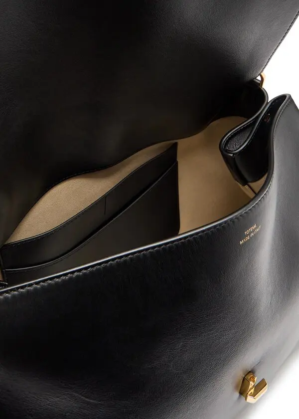 TOTEME T-lock Leather Satchel