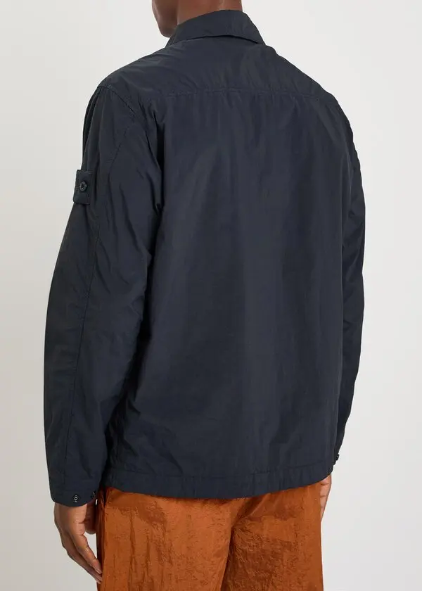Stone Island Ghost Logo Nylon Overshirt