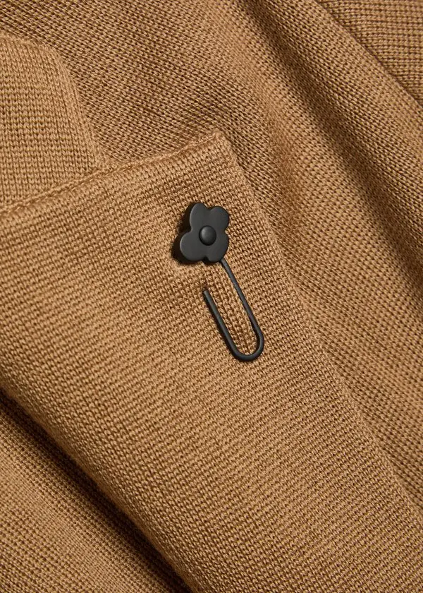 LARDINI Fine-knit Wool Jacket